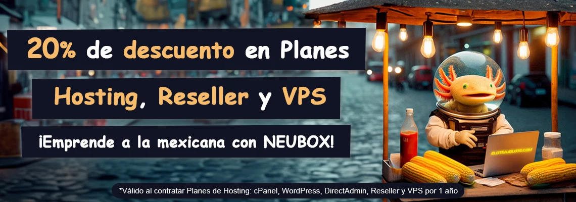 Promociones de Hosting y Dominio - NEUBOX | NEUBOX